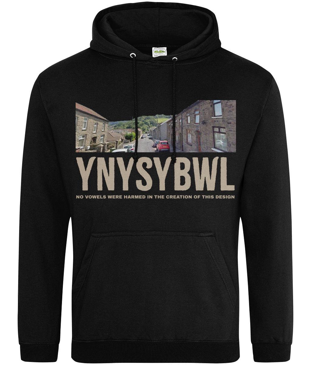 YNYSYBWL - Hoodie – Welsh Bollocks